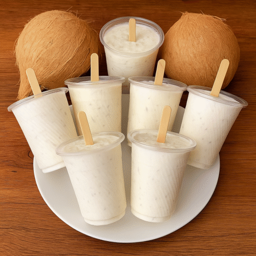Helado de Coco Casero: Refrescante, Cremoso y Natural